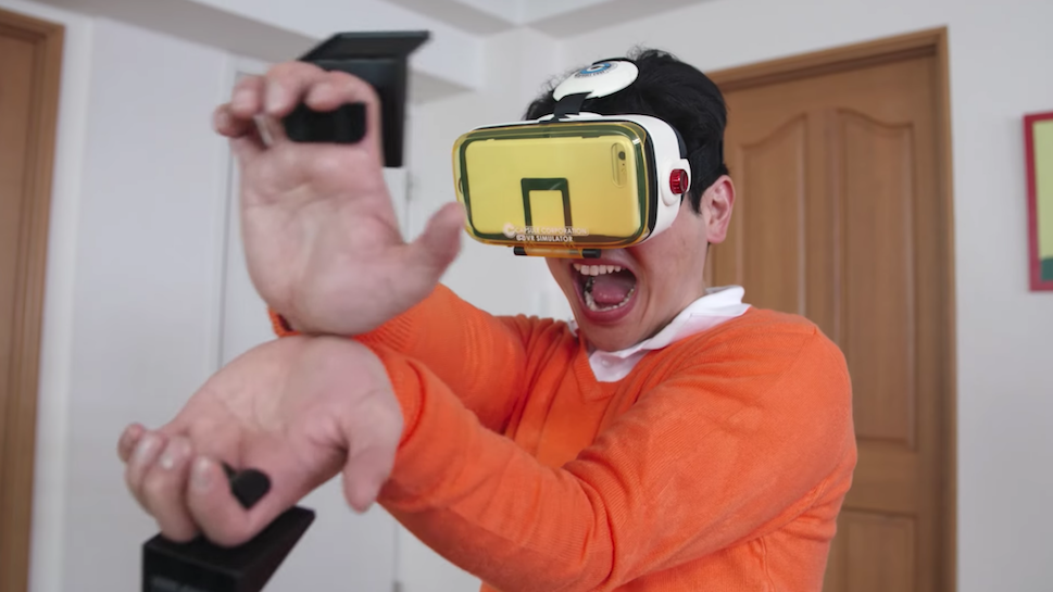 DRAGON BALL Z VR Headset Lets You Blast Energy Like Goku - Nerdist
