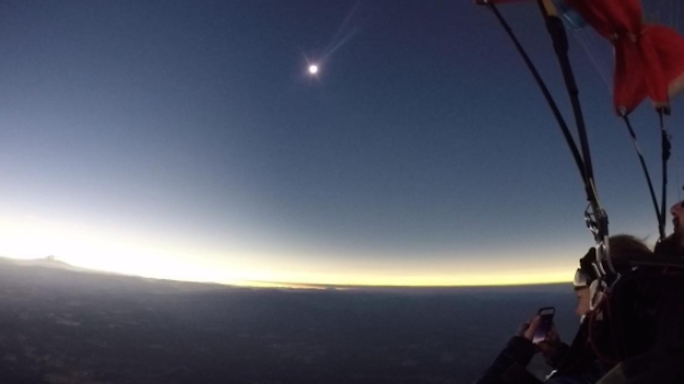 Somebody Went Skydiving During the Eclipse for the View of a Lifetime ...